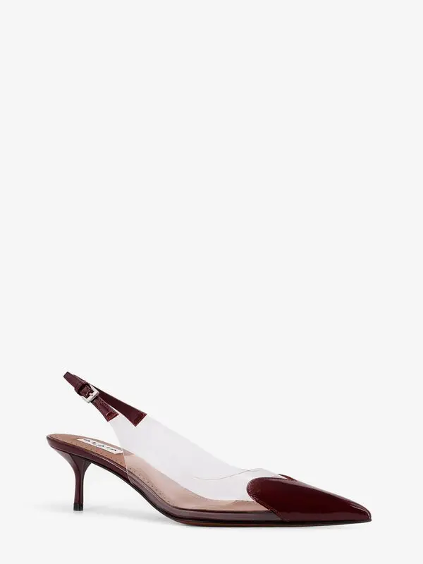 Alaïa Le Coeur Pvc And Leather Slingback Decollete - Multicolor