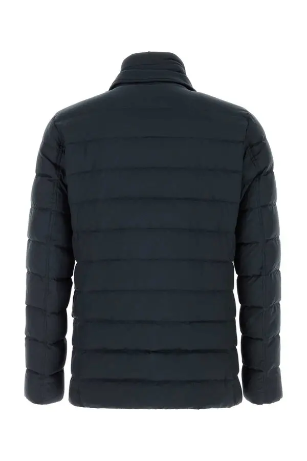Herno Navy Polyester Down Jacket