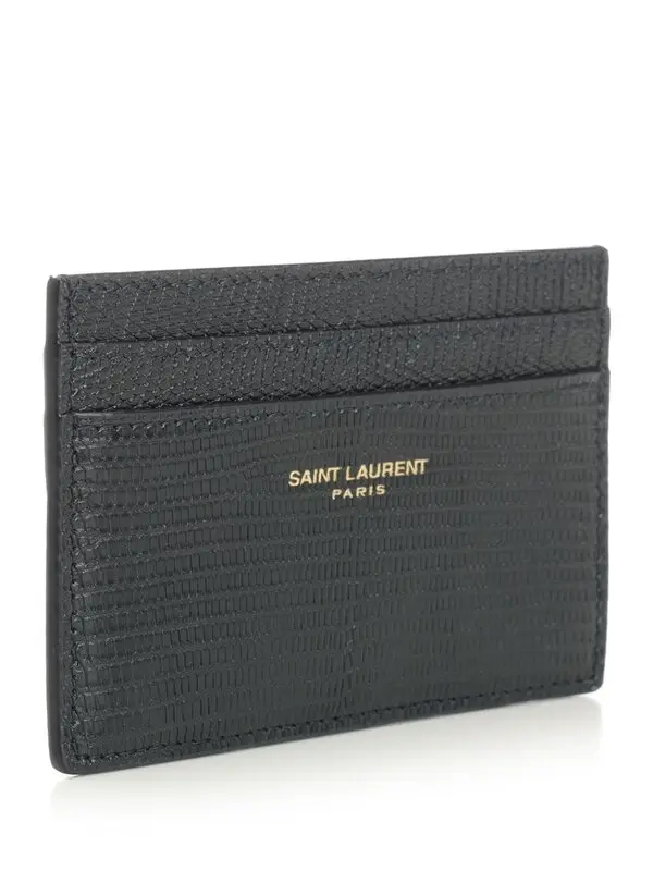 Saint Laurent Signature Card Holder - Black