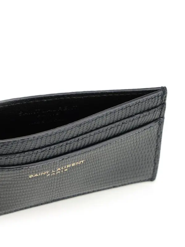 Saint Laurent Signature Card Holder - Black