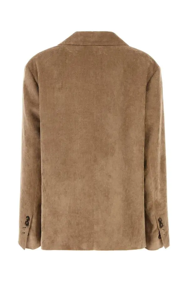 Brunello Cucinelli Velvet Blazer - Brown