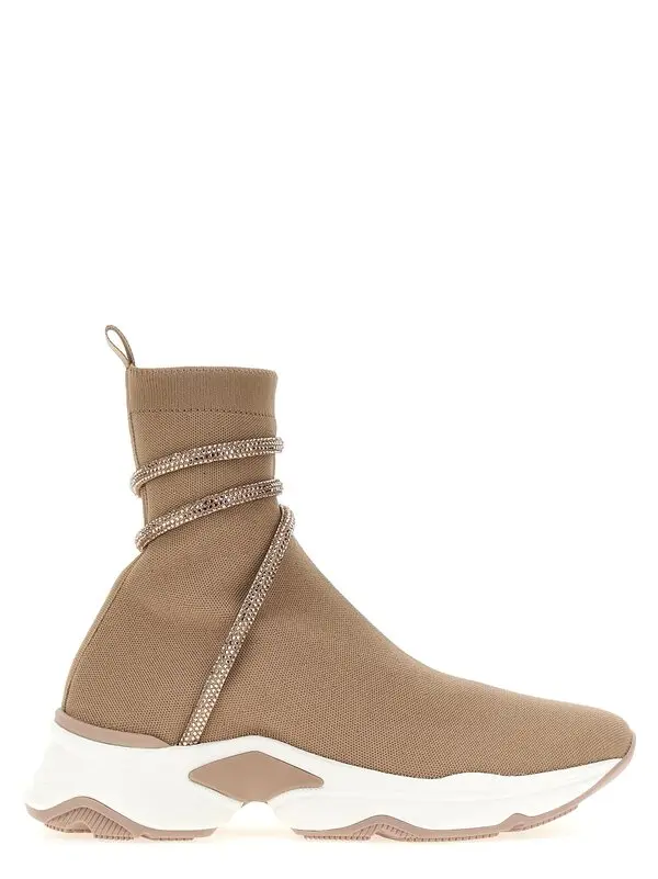 Rene Caovilla Cleo Running Sneakers - Cream