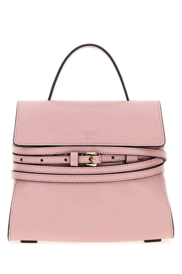 Moschino Nappa Leather Tie Me Handbag