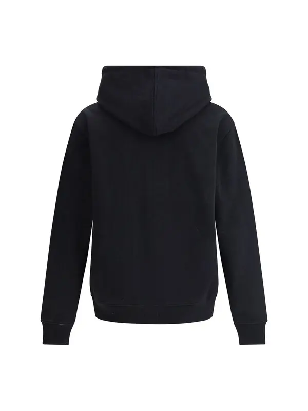 AMI Paris Logoed Hoodie - Black