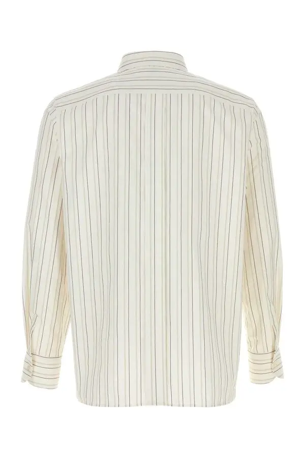 Saint Laurent Embroidered Cotton Shirt