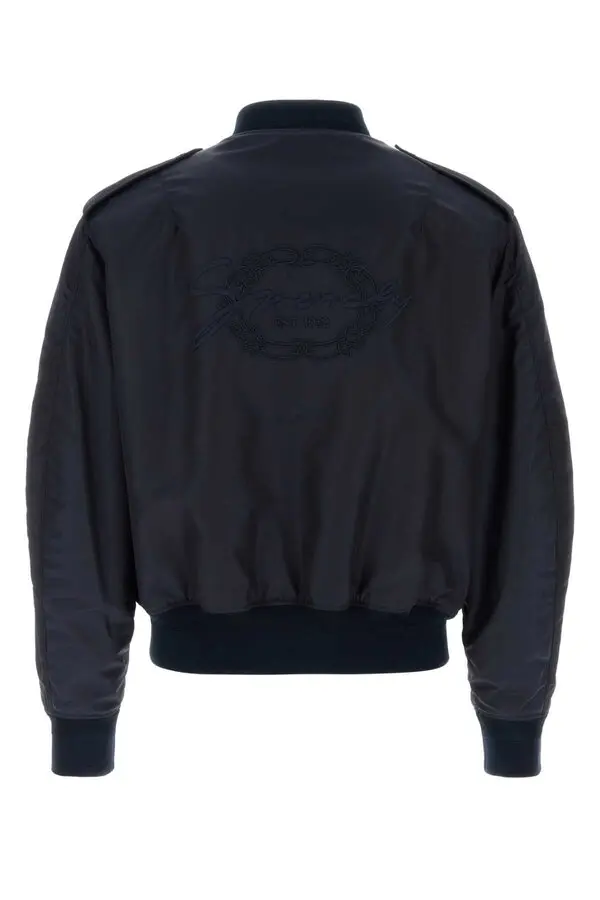 Givenchy Navy Nylon Bomber Jacket - Blue
