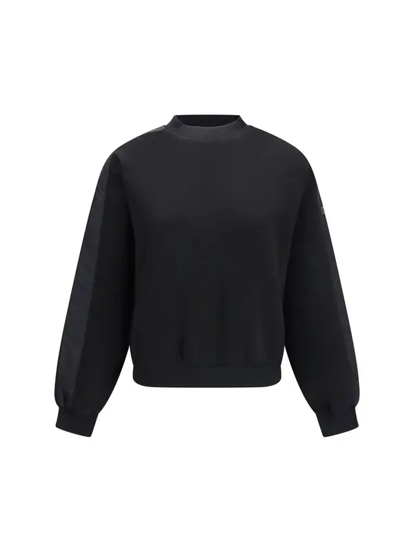 Moose Knuckles Mix Media Crewneck Sweater