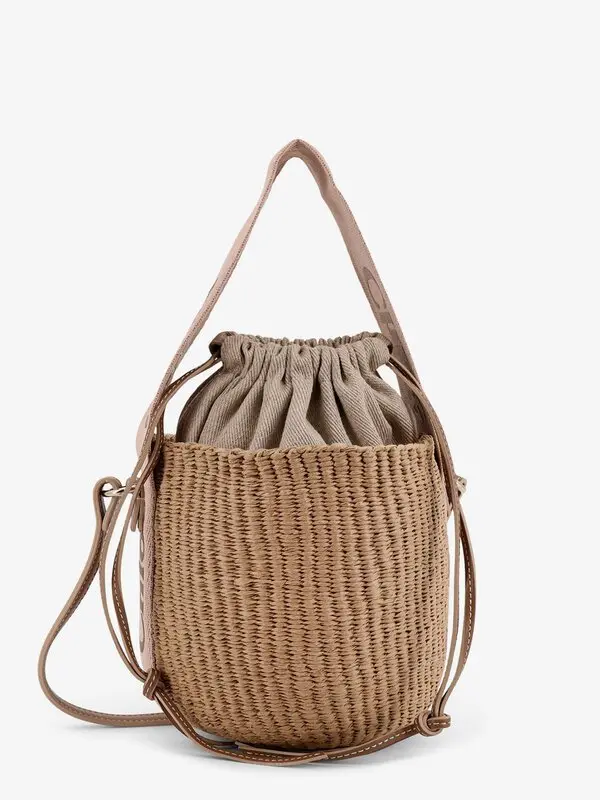 Chloé Woody Raffia Bucket Bag - Multicolor