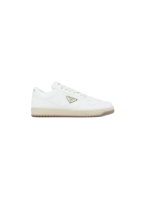 Prada Leather Lace-up Sneakers - Multicolor