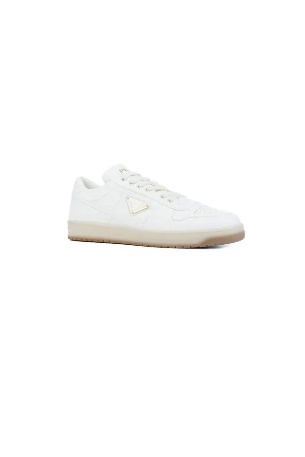 Prada Leather Lace-up Sneakers - Multicolor