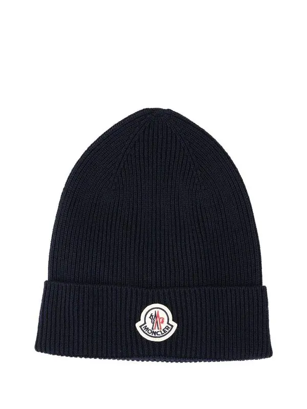 Moncler Wool Beanie - Blue