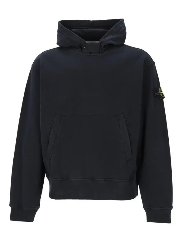 Stone Island Hooded Sweatshirt - Blue