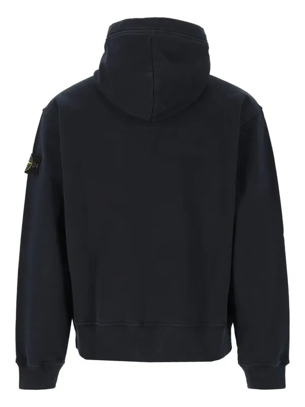 Stone Island Hooded Sweatshirt - Blue