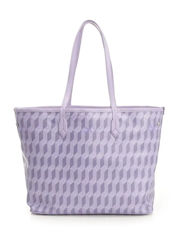 AU DEPART Coated Canvas Tote Bag