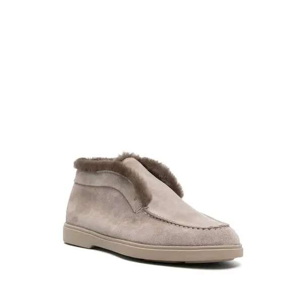 Santoni Suede Slip-on Boots - Multicolor