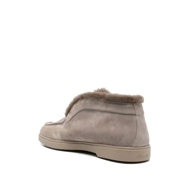 Santoni Suede Slip-on Boots - Multicolor