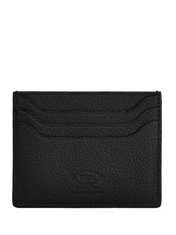 TOD'S Grained Leather Card Holder
