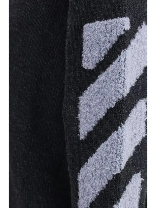 Off-White Diag Fuzzy Crewneck Sweater