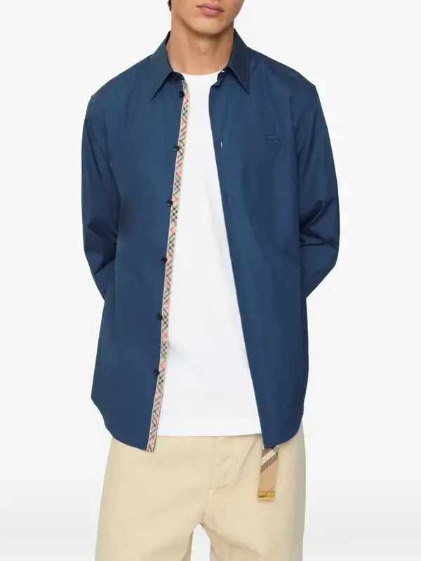 Burberry Regular Fit Cotton Popeline Shirt