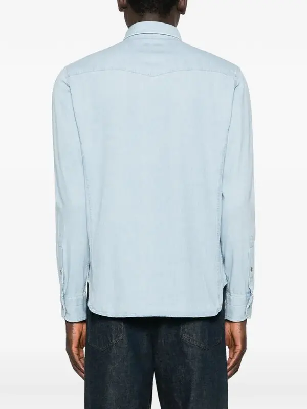 TOM FORD Denim Chambray Western Shirt