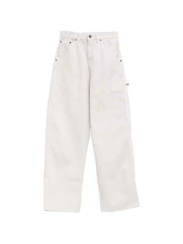 Phoebe Philo Carpenter Denim Jeans - White