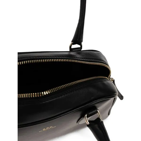 A.p.c. Leather Shoulder Bag - Black