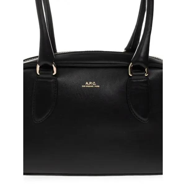 A.p.c. Leather Shoulder Bag - Black
