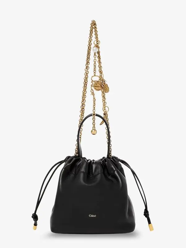 Chloé Icons Mini Leather Crossbody Bag - Black