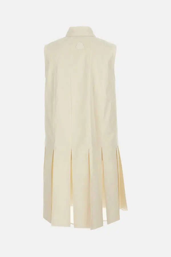 Moncler Pleated Shirt Dress - Multicolor
