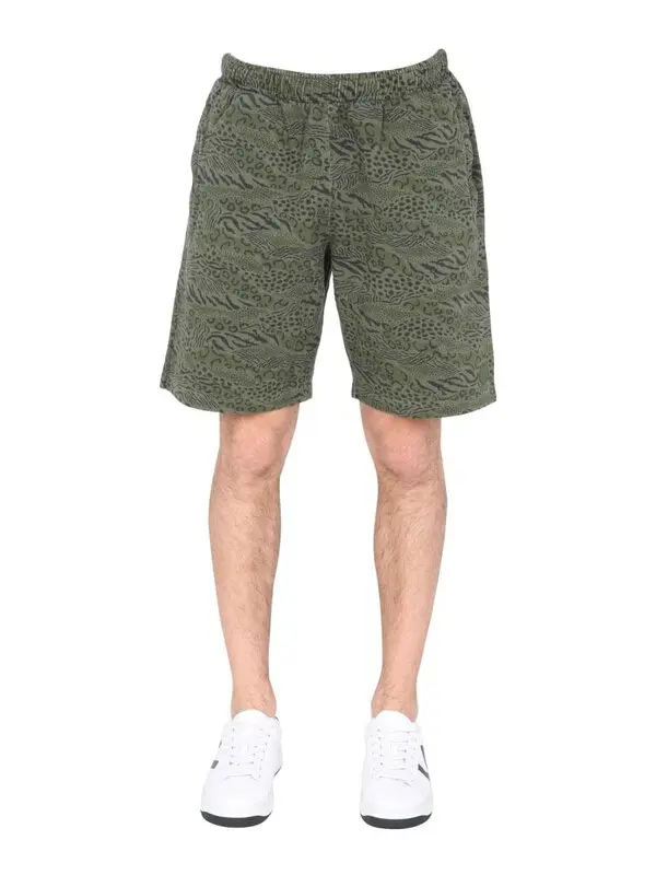 Kenzo Bermuda With Animal Print