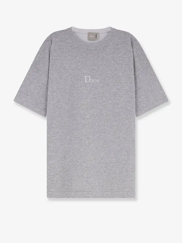 Dior Knitted T-shirt With Logo - Multicolor