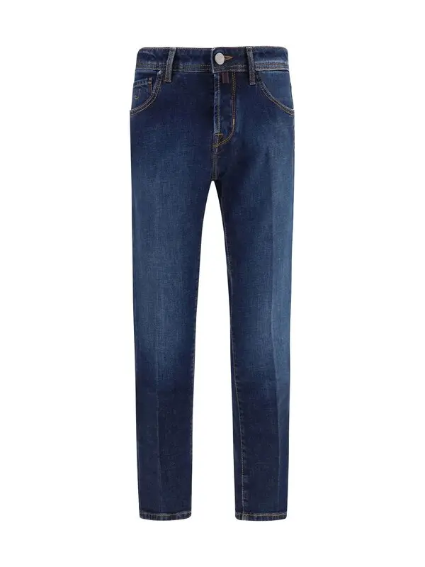 Jacob Cohen Jeans Scott In Stretch Denim - Blue