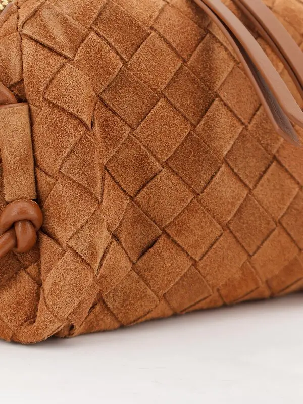 Bottega Veneta Pochette Concert Suede Crossbody Bag - Multicolor