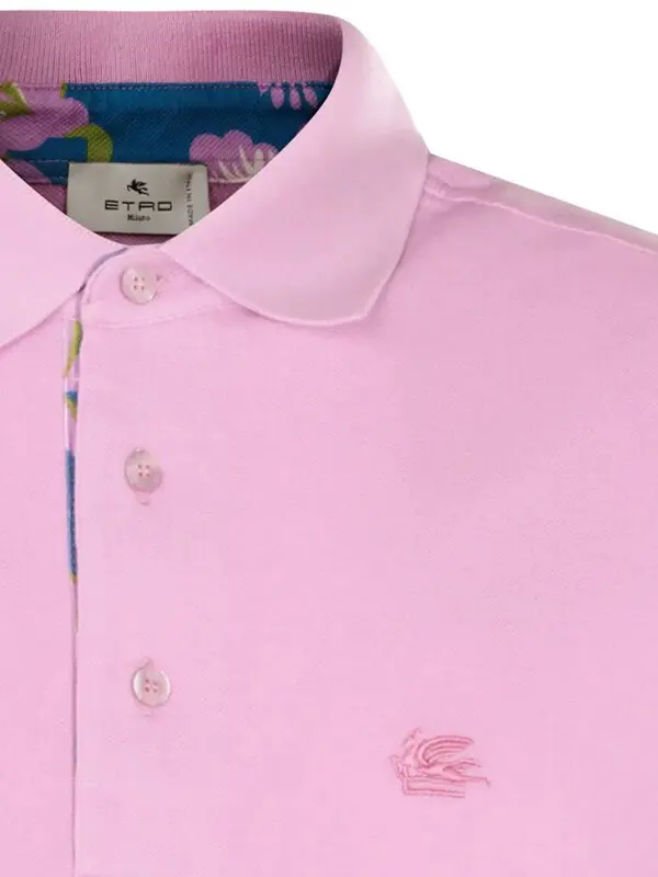 Etro Polo Roma Printed Details