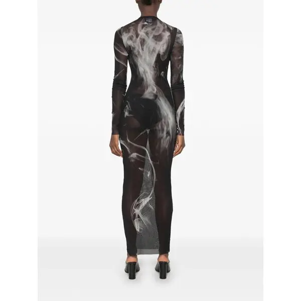 JEAN PAUL GAULTIER Graphic Print Dress
