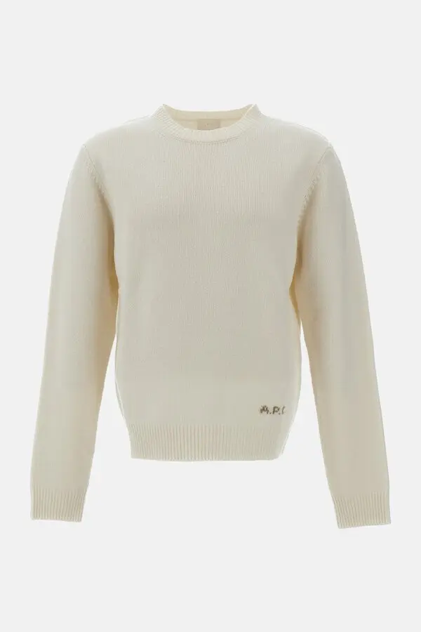 A.p.c. Wool Edmond Pullover Sweater - Multicolor