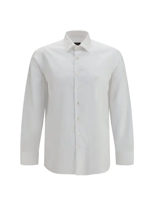 Etro Roma Cotton Shirt With Pegaso Logo