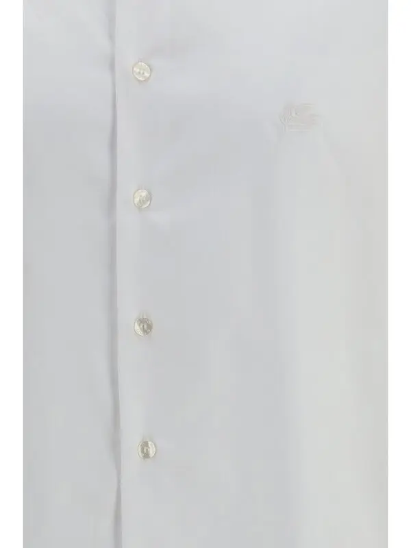 Etro Roma Cotton Shirt With Pegaso Logo