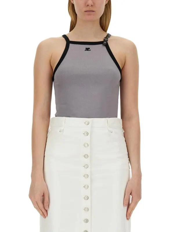 COURREGES Tops With Logo