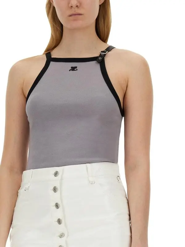 COURREGES Tops With Logo