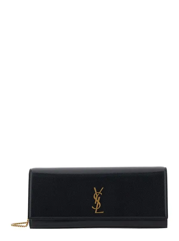 Saint Laurent Kate Shoulder Bag - Black
