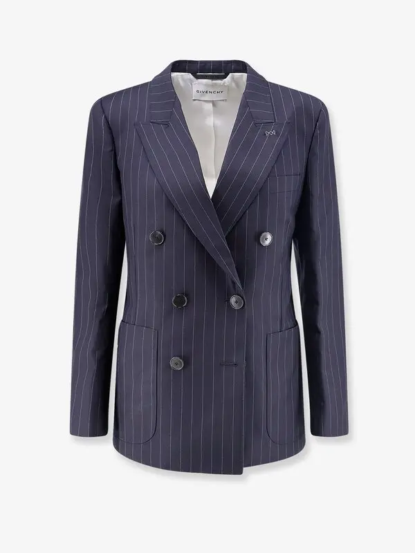 Givenchy Double-breasted Wool Blazer