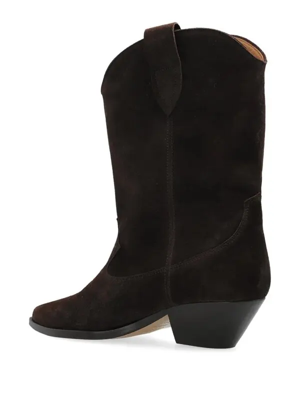 Isabel Marant Étoile Duerto Suede Cowboy Boots - Brown