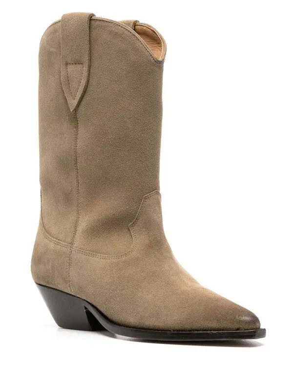 Isabel Marant Étoile Duerto Suede Cowboy Boots
