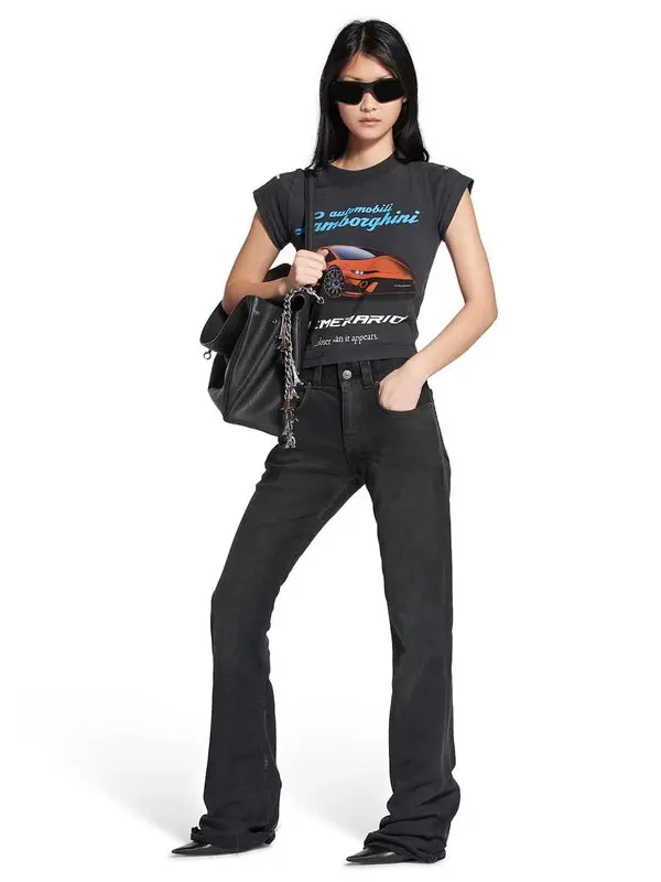 Balenciaga Slim Fit Bootcut Jeans