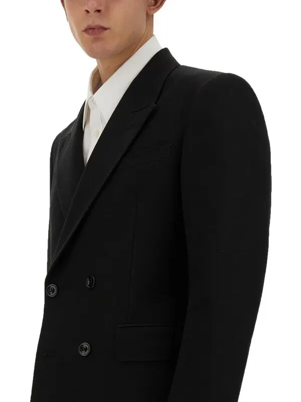 Alexander McQueen Double-breasted Jacket - Black
