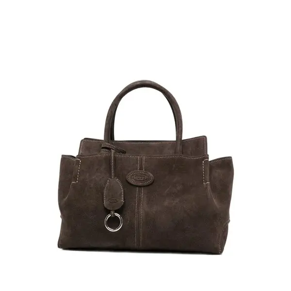 TOD'S Suede Tote Bag - Brown
