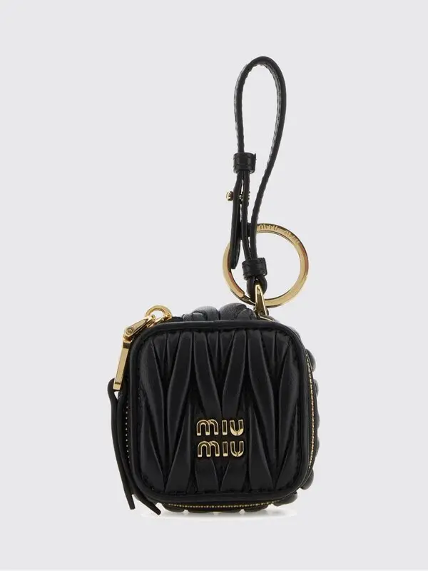 Miu Miu Trick Matelasse Nappa Keychain