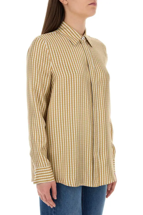 Versace Printed Silk Shirt - Multicolor