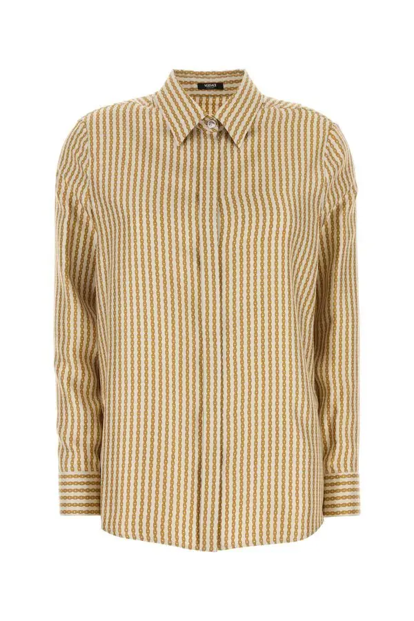 Versace Printed Silk Shirt - Multicolor